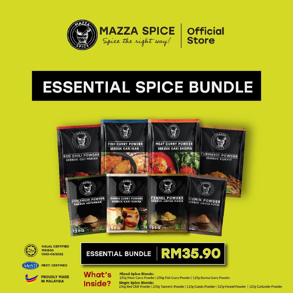 Mazza Spice Essential Bundle / meat curry / fish curry / kurma curry ...