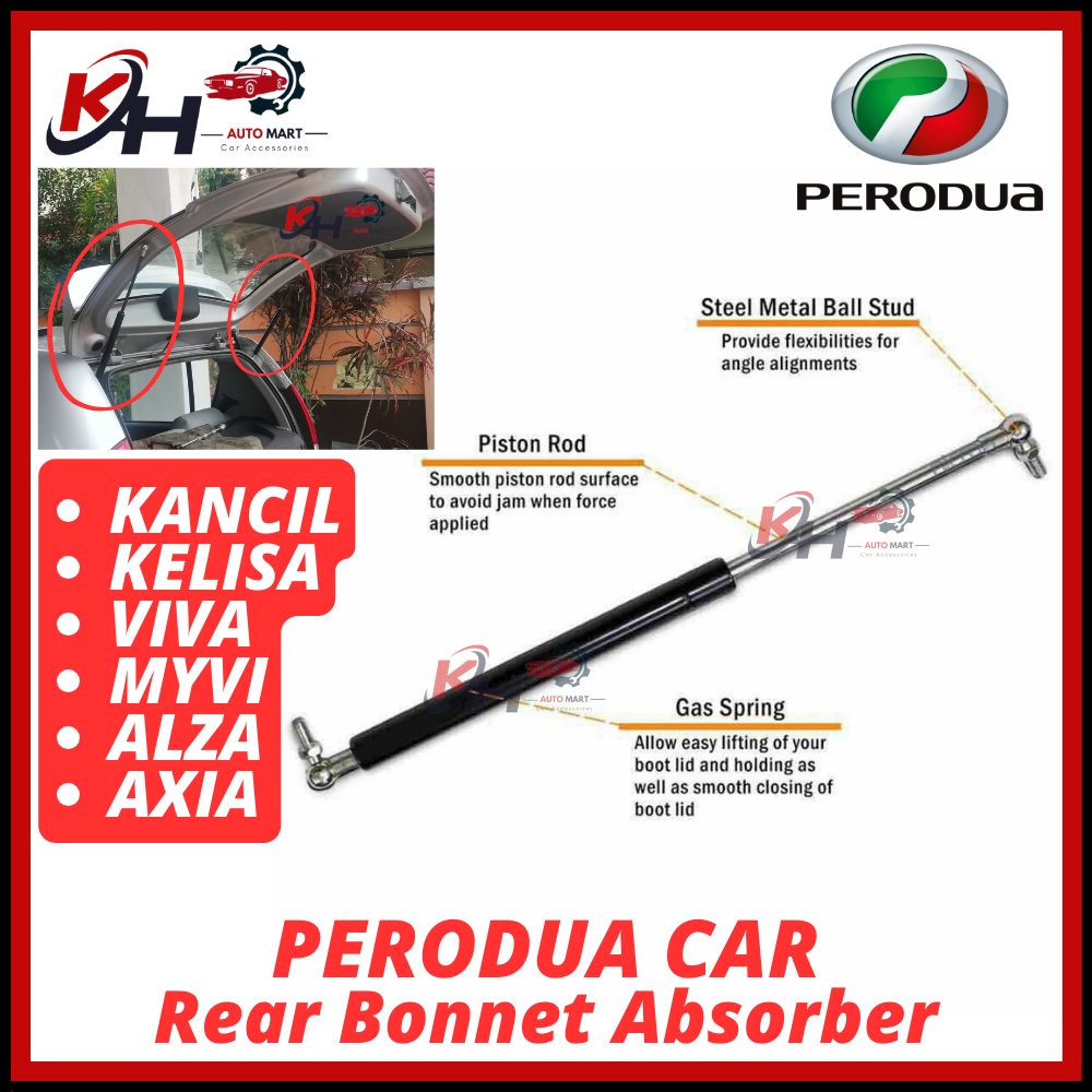 PERODUA ALL MODEL ★ KANCIL 660 850 /VIVA /ALZA /MYVI /AXIA Rear Bonnet ...