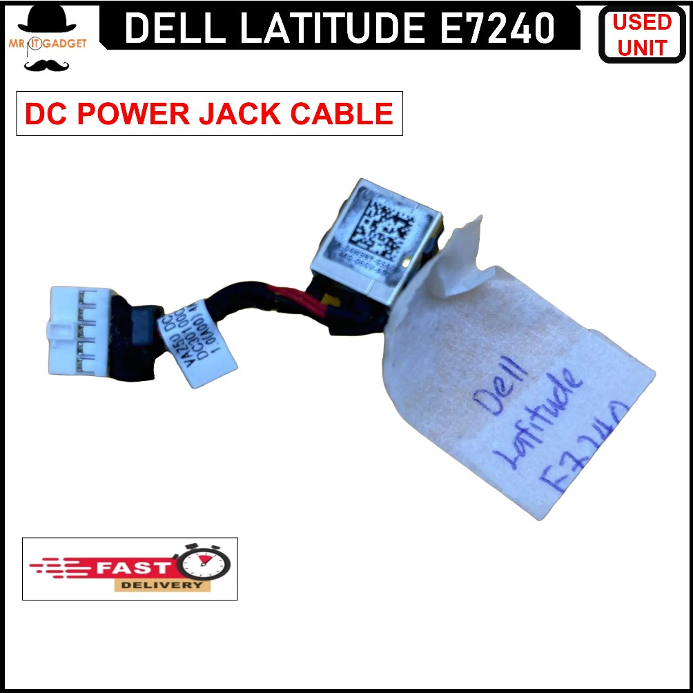 DC JACK POWER CABLE FOR DELL E7240 LAPTOP CHARGING CONNECTOR | Shopee ...