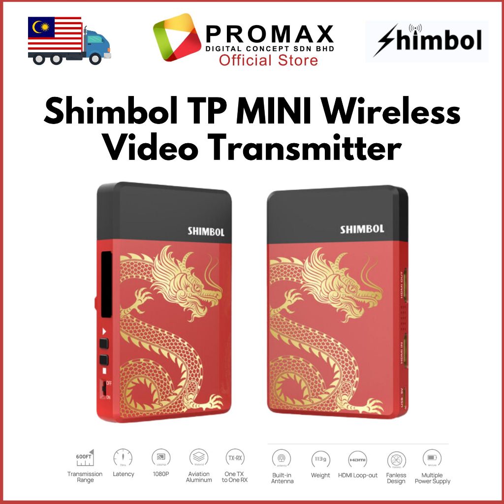 Shimbol TP MINI Wireless Video Transmitter HDMI Wireless Video Transmission System | Shopee Malaysia