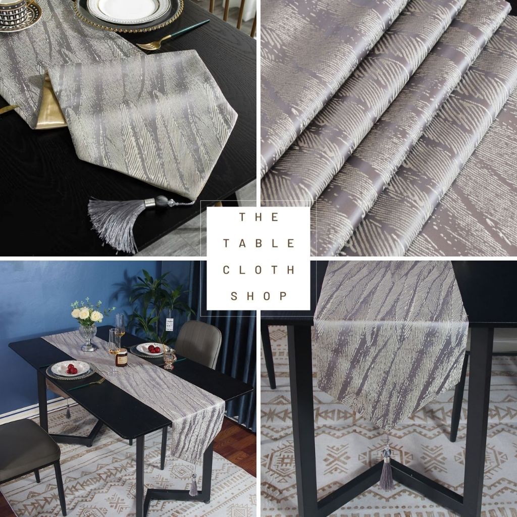 [From Johor] Table Runner 4 / 6 / 8 Seater New Design Elegant | Shopee ...