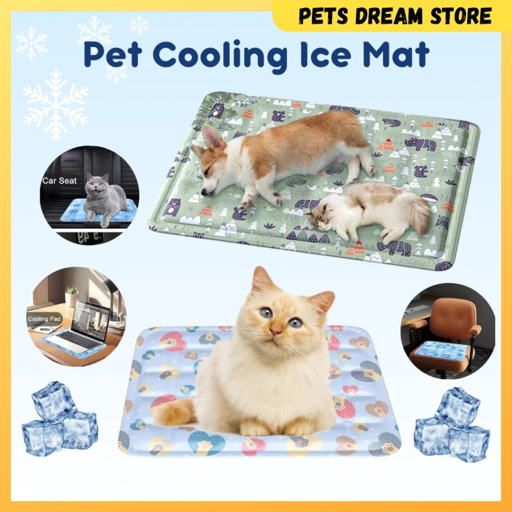 Pet Cooling mat cat bed Pet ice mat rabbit mat cat cooling mat dog ice ...