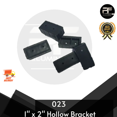 023 PVC Bracket 1" x 2" Hollow Bracket (Bracket PVC Tahan Lasak untuk ...