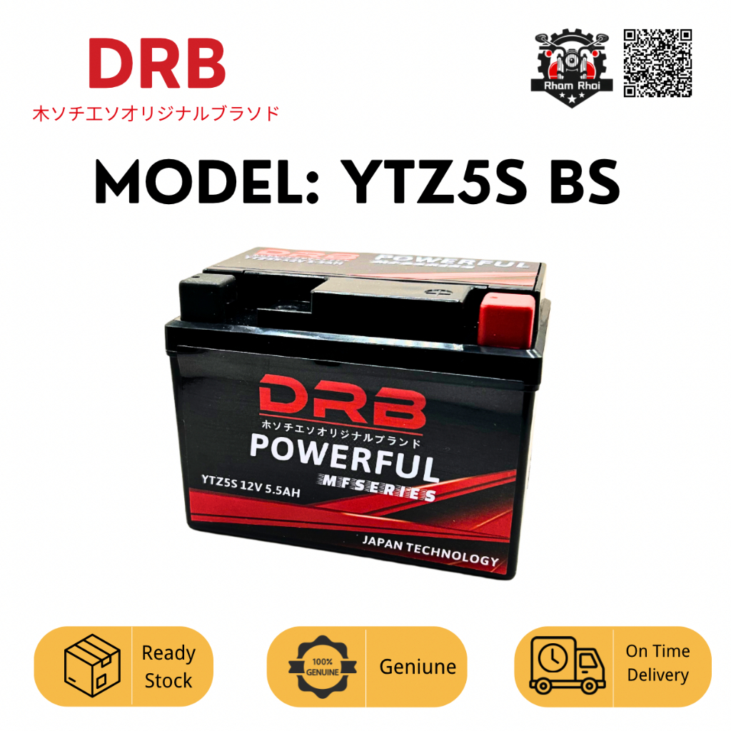 YTZ5 YTZ5S YTZ5-S YTZ4 DRB BATTERY GEL LC135 V2 V3 V4 V6 V7 SRL115 NOUVOLC EGOS Y15ZR WAVE125 ...