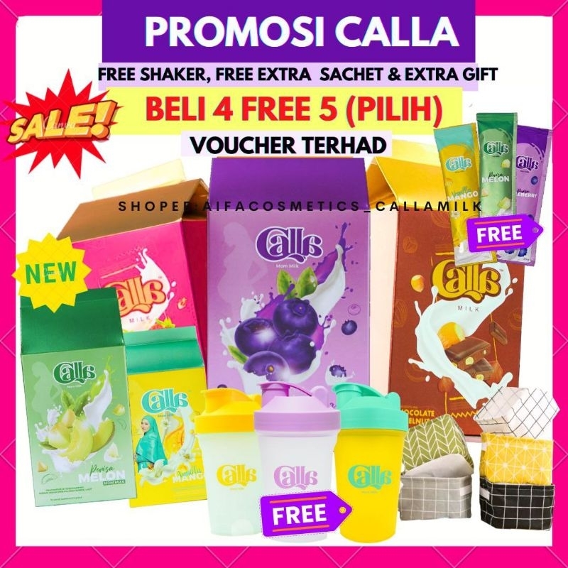 CALLA MILK Blueberry Melon Coklat Hazelnut Vanila Mango Strawberry Susu ...