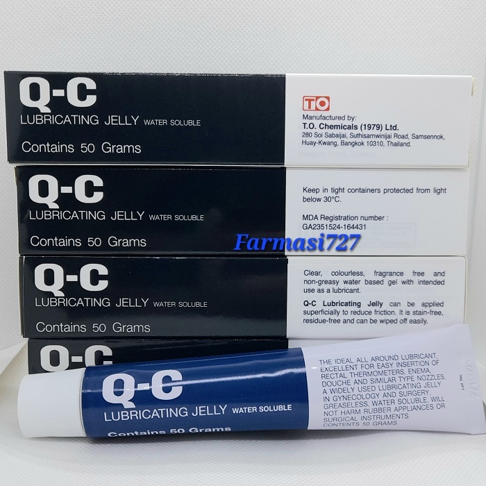 Q-C Lubricating jelly water soluble 50g EXP 04/27 | Shopee Malaysia