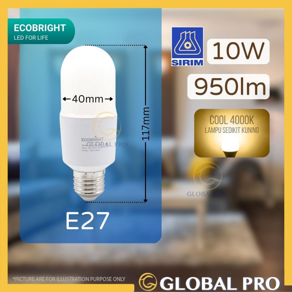 (SIRIM)𝐆𝐋𝐎𝐁𝐀𝐋 𝐏𝐑𝐎 LED Stick Bulb LED light bulb Lampu LED Bulb E27 PLC Ceiling Light lampu ...