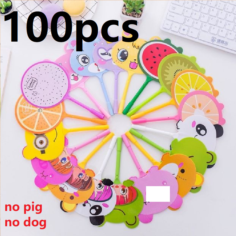 100pcs Cartoon Fan Pen Goodies Doorgift Kipas Pen Kartun Majlis ...