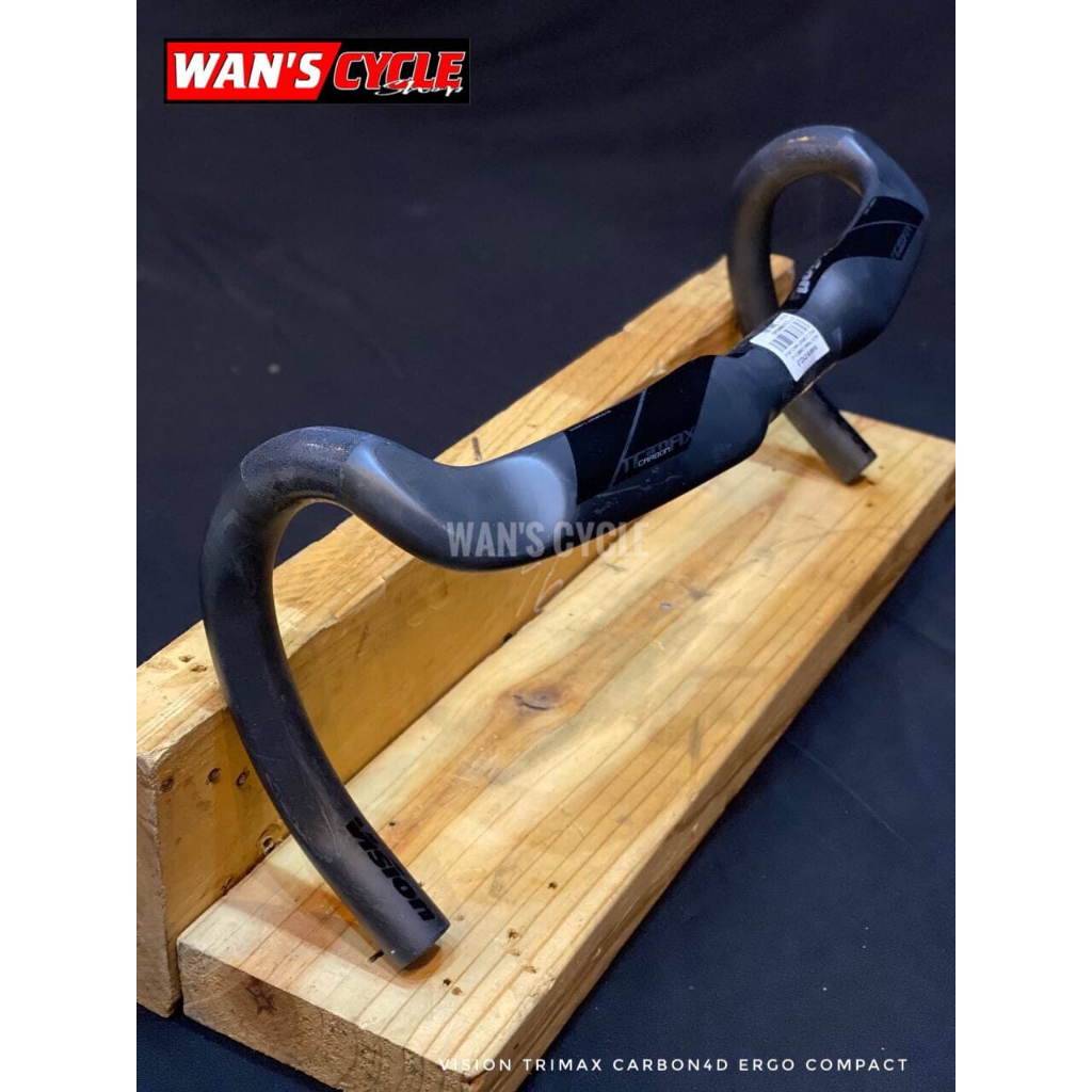 VISION TriMax Carbon 4D Ergo Compact HandleBar | Shopee Malaysia