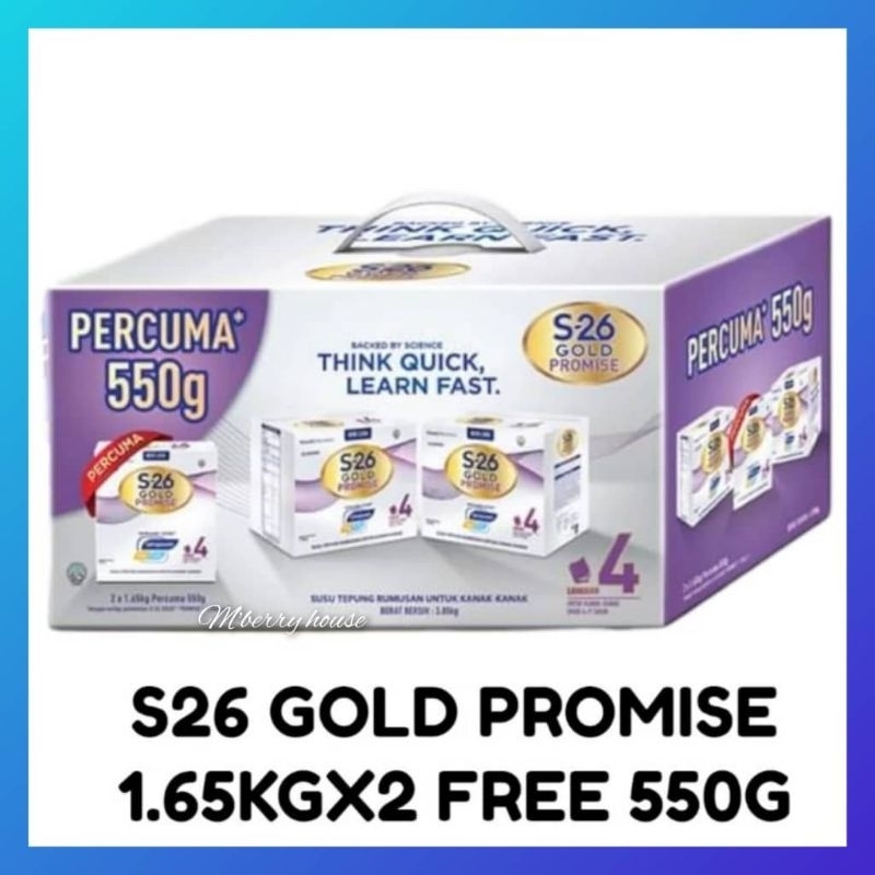S26 Gold Promise Step 4 1.65kg x 2 box FOC 550g (exp:2025) | Shopee Malaysia