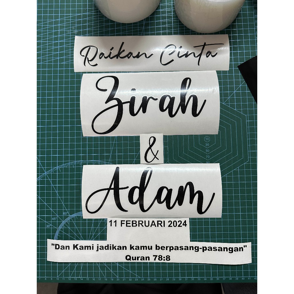 Sticker untuk welcome board (Sticker SAHAJA) | Shopee Malaysia