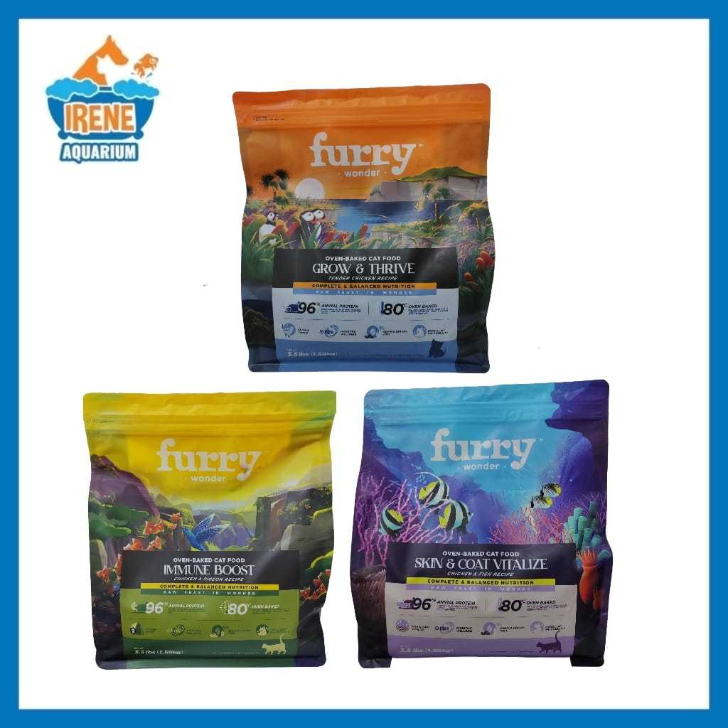 Furry Wonder Oven-Baked Complete & Balanced Nutrition Cat Food 1.59kg ...