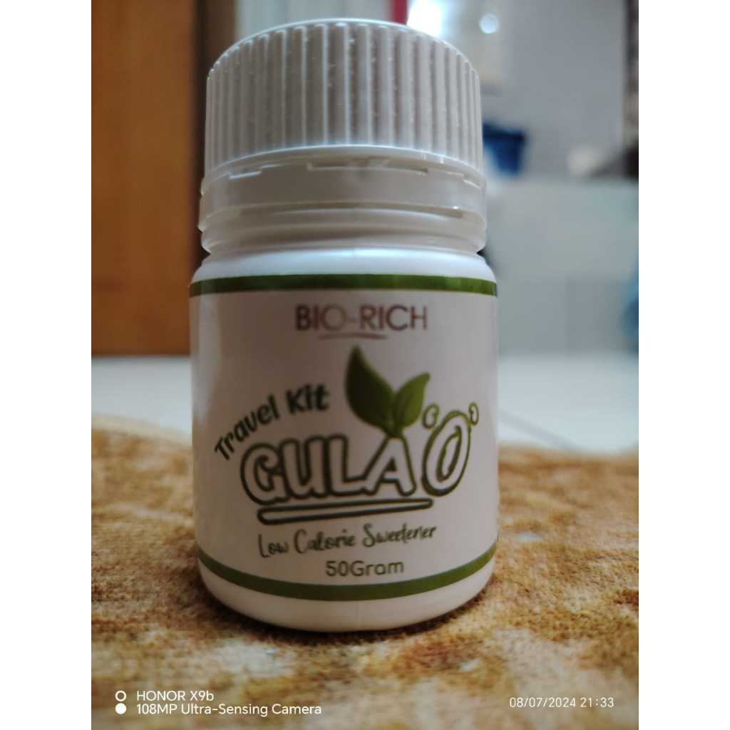 Gula O Biorich Original -[50g EXPIRED 2028] pemanis rendah kalori ...