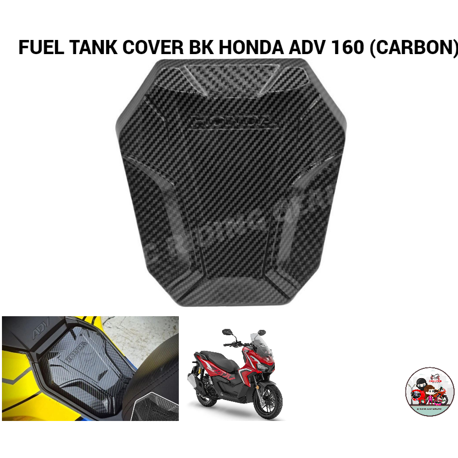 FUEL TANK COVER BK HONDA ADV 160 (CARBON) | Shopee Malaysia