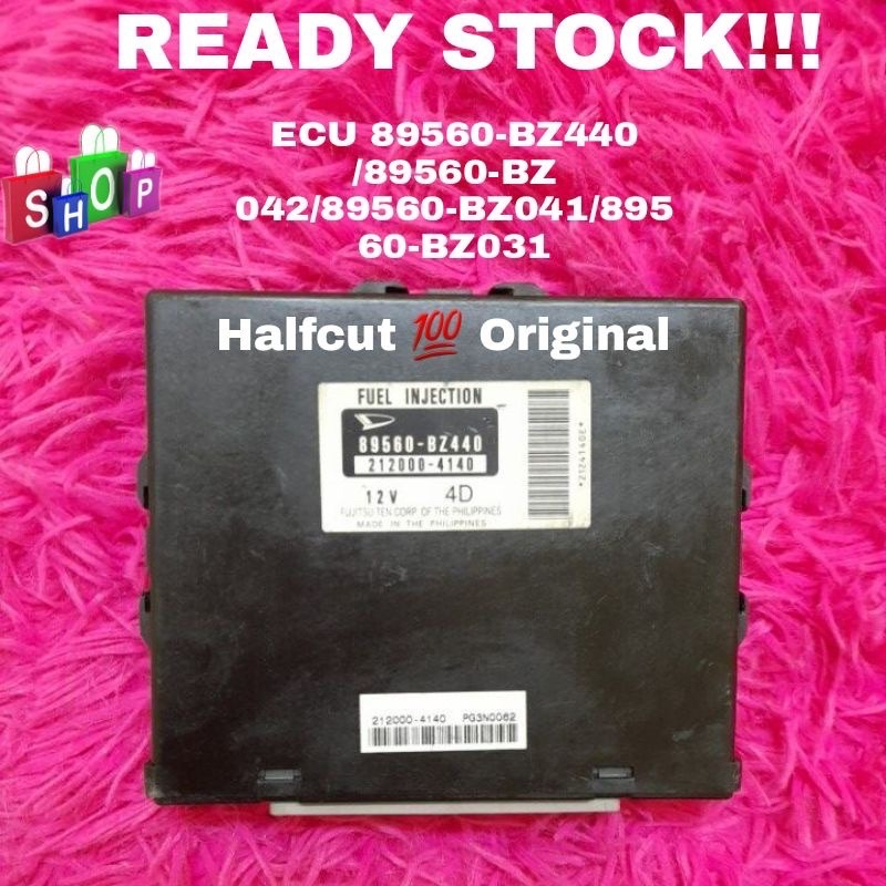 ECU Perodua Myvi - 89560-BZ440 1.3 COMPUTER BOX ENGINE CONTROL UNIT ...