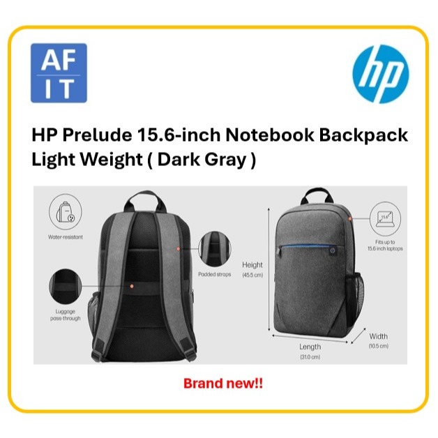 HP Prelude 15.6 inch Backpack notebook | Shopee Malaysia