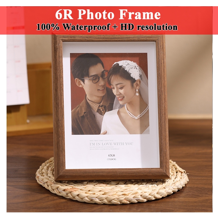 Photo Wooden Frame | 6R Photo | Gambar Murah | Shopee Malaysia