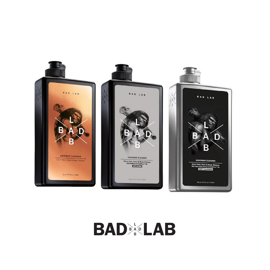 *BADLAB* 3 In 1 Hair, Face, Body Cleaner 400ml ( Classic ) , ( Anti ...