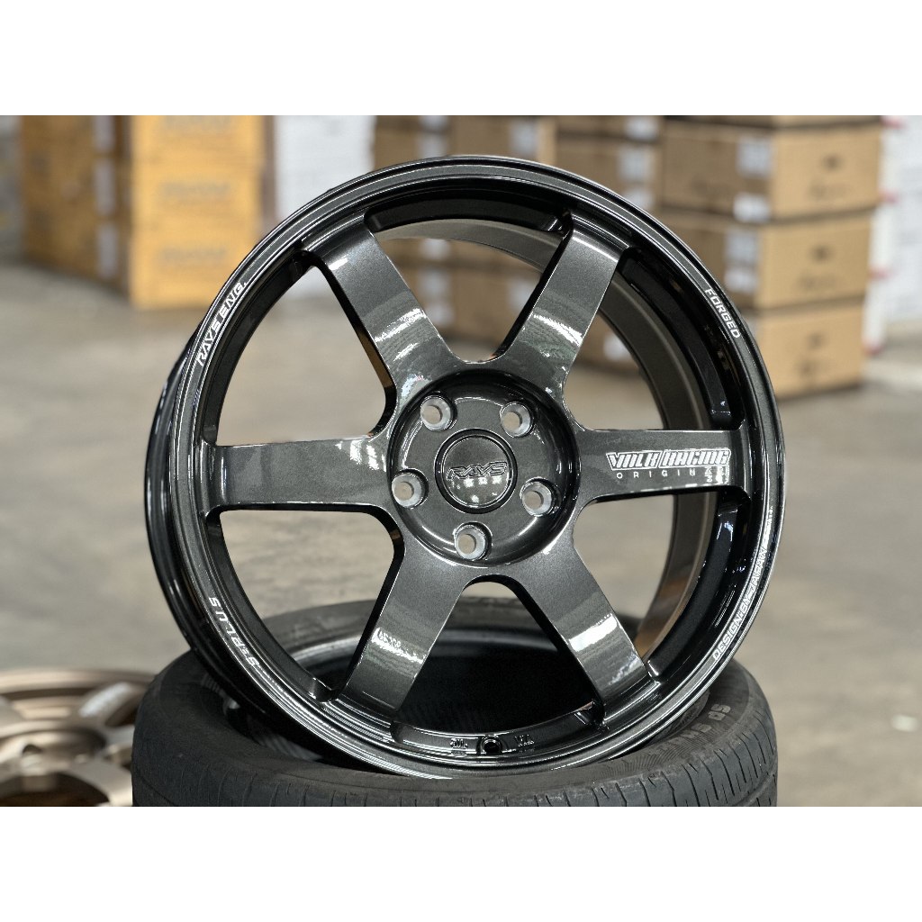NEW 18X8J AOW TE37 Saga Rim (set of 4) DGM 5X112 for Mini F56 JCW Golf ...