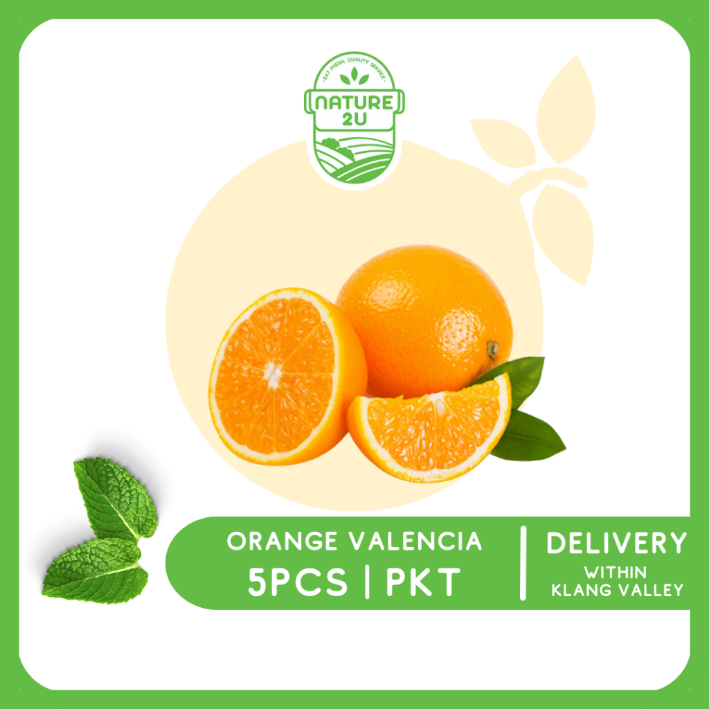 Nature2U Fresh Fruit - Valencia Orange / Oren Valencia / 水橙 | Shopee ...