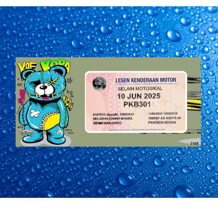 Car Roadtax Sticker Small Size Sticker 2024 Cukai Jalan 2024 Roadtax ...