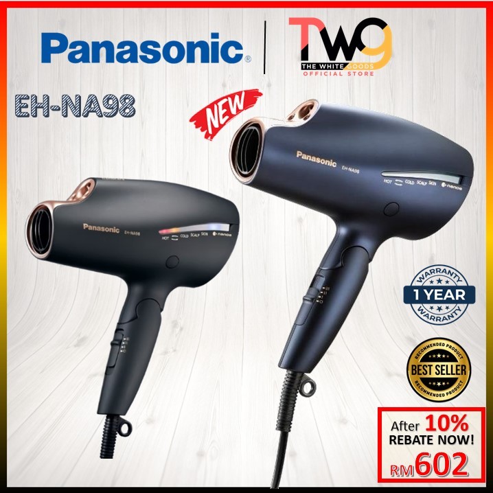 【FREE SHIPPING] PANASONIC EH-NA98 Nanoe Hair Dryer Moisture Foldable ...
