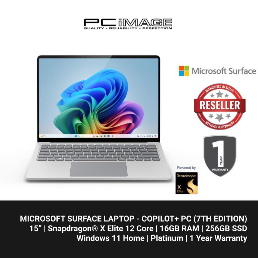 Microsoft Surface Laptop Copilot+ PC - 15" Touchscreen | Snapdragon® X ...