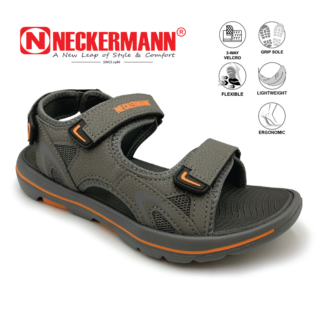 Neckermann Men's Vortex Stride Lightweight Comfort Sports Sandals ...