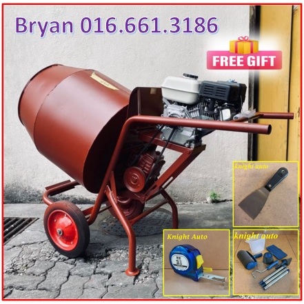 Hisaki 3T Concrete Mixer YMM350N c/w 7hp Engine HG170 /Japan Robin ...
