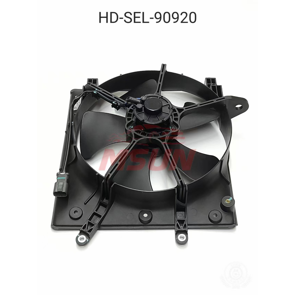 RADIATOR / AIR COND FAN MOTOR ASSEMBLY WITH BLADE / GUARD HONDA CITY ...