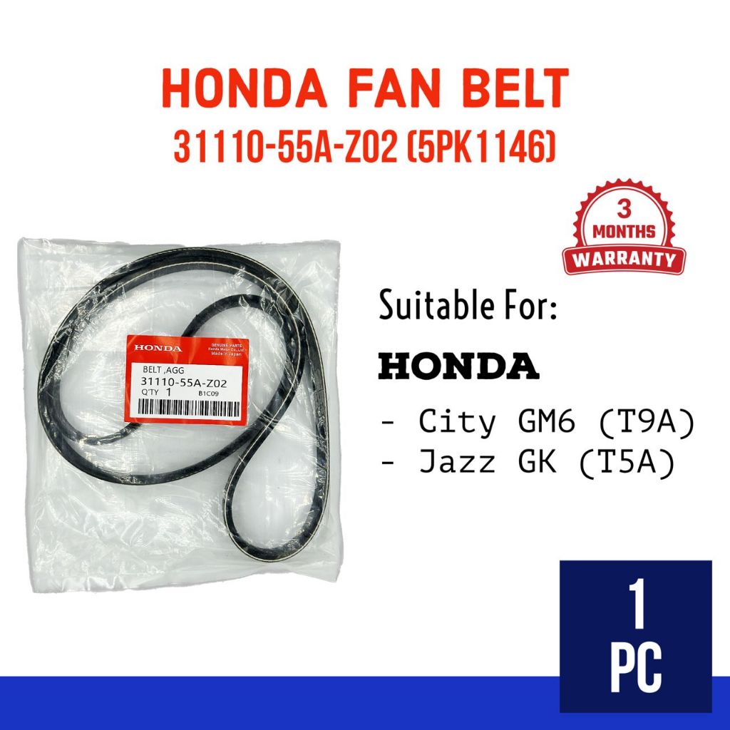 【100% ORIGINAL】H ONDA TALI SAWAT KIPAS 5PK1146 (31110-55A-Z02)-H ONDA ...