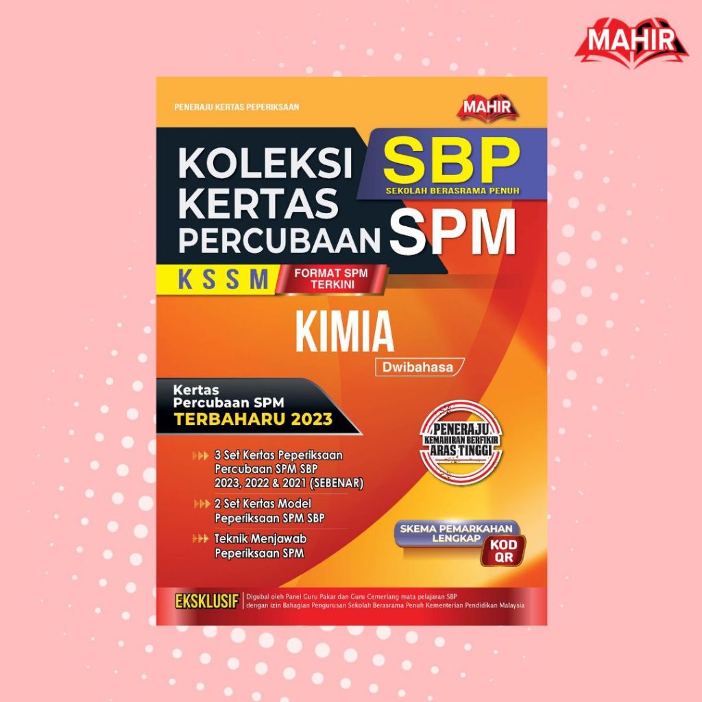 [MAHIR] KOLEKSI KERTAS PERCUBAAN SPM SBP KIMIA 2024 | Shopee Malaysia