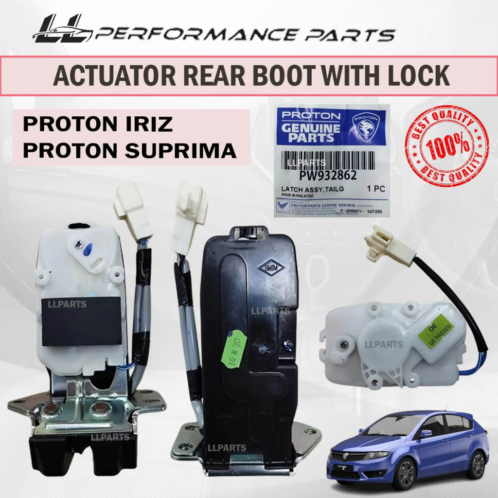 Original Proton Iriz Suprima Rear Bonnet Actuator Assy With Lock ...