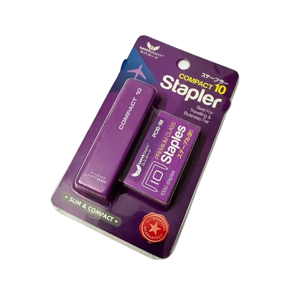 Unicorn Stapler Compact 10 (Slim & Compact / Use Staples No.10 ...