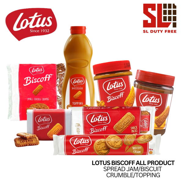 Lotus Biscoff Spread Jam (Smooth/Crunchy) (380/400G) Lotus Biscuit ...