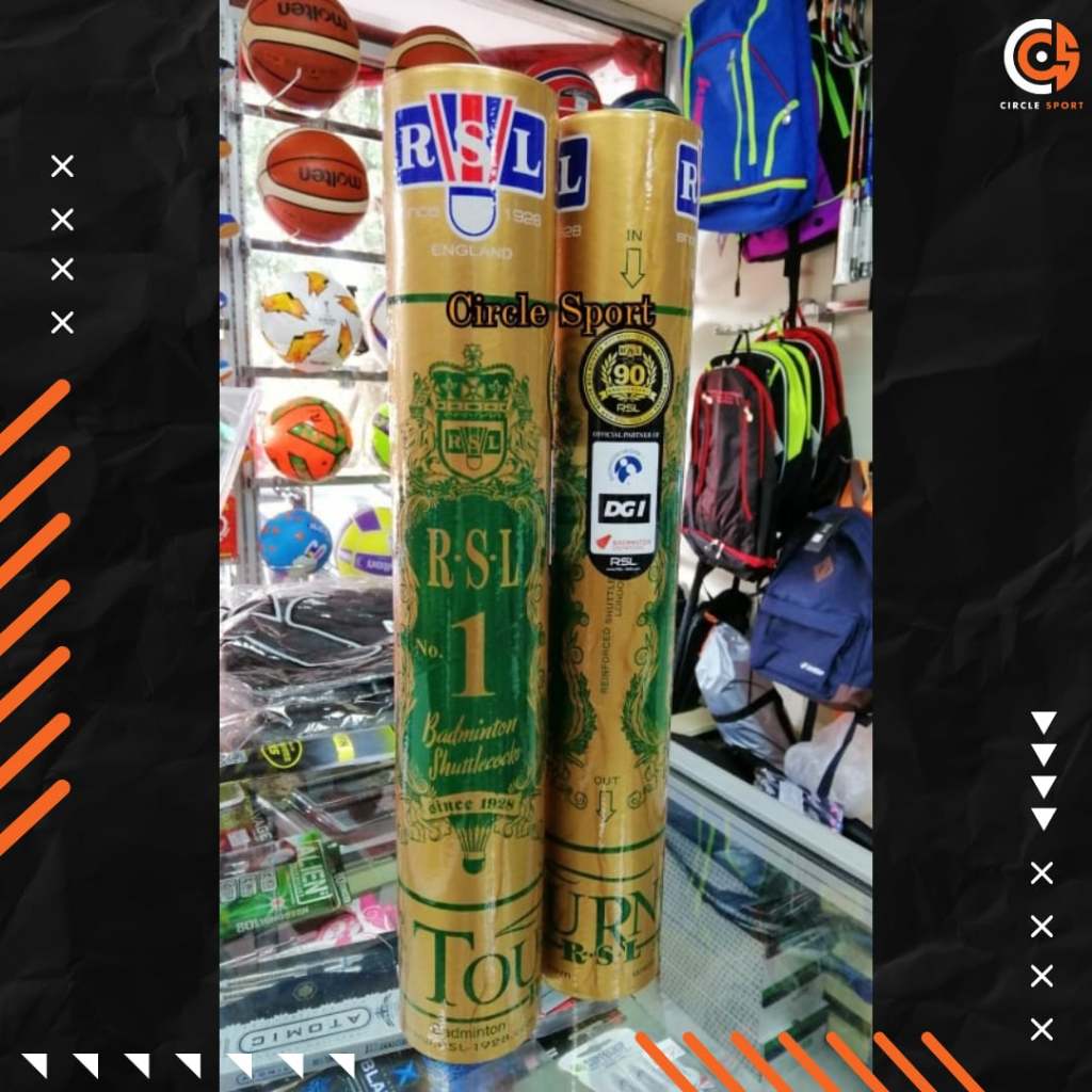 RSL Gold Tourney No 1 (Speed 76 / 77) Badminton Shuttlecock Original ...