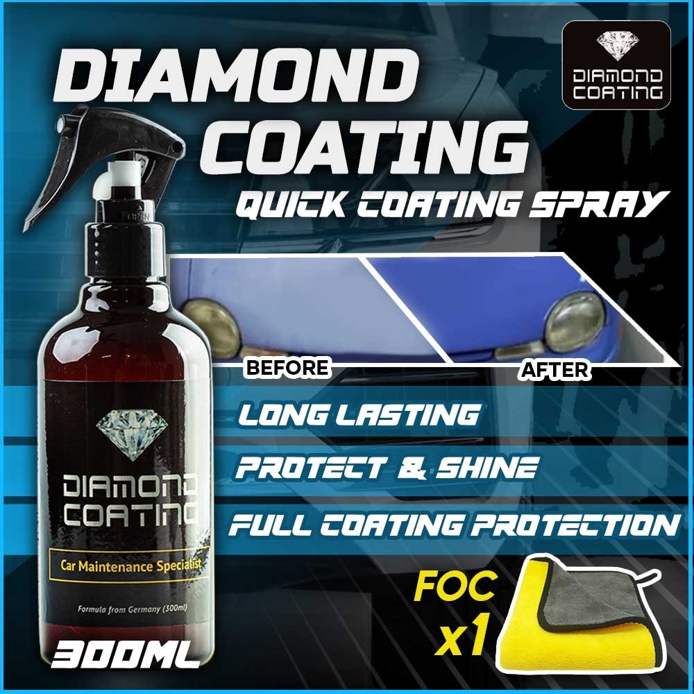 (Whole sales Price) Diamond Coating 300ml Ceramic Quick Coating Spray ...