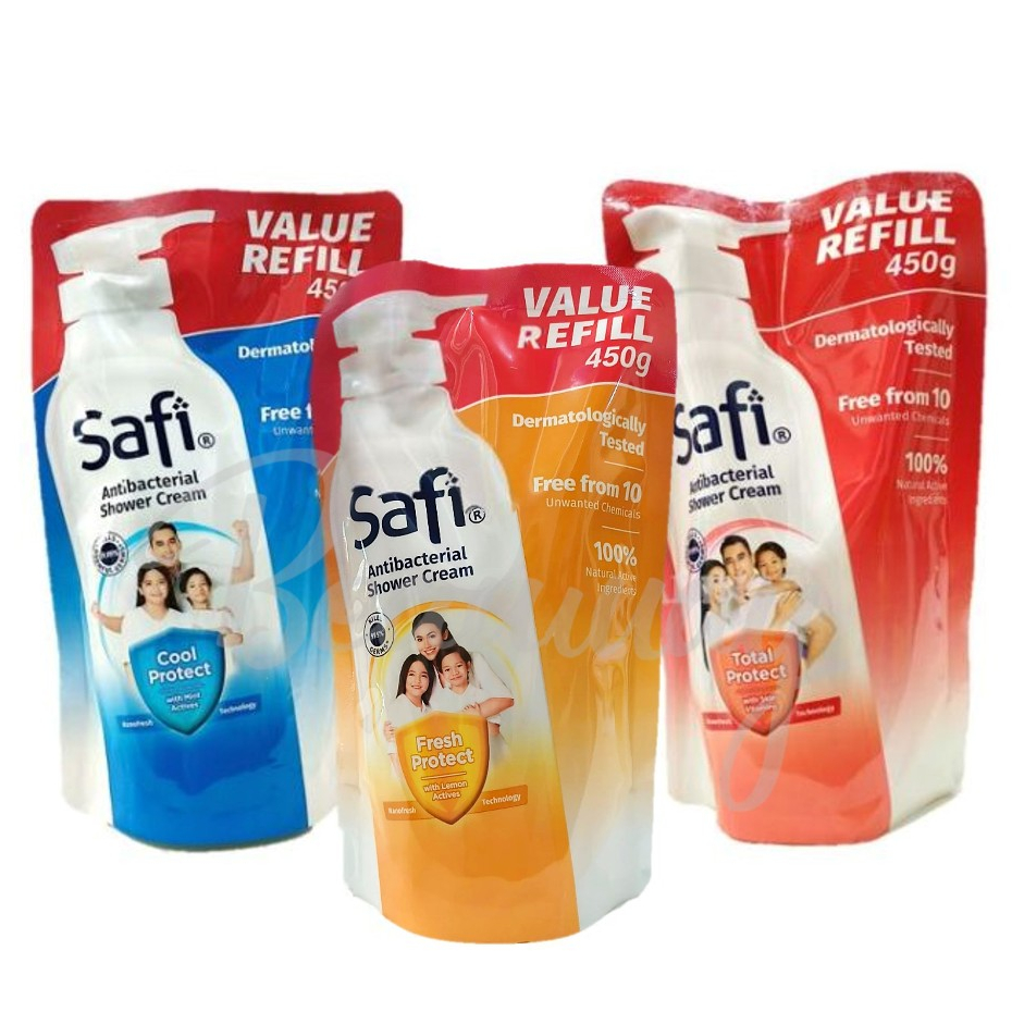 SAFI ANTI BACTERIA SHOWER CREAM 450G ( REFIL PACK ) | Shopee Malaysia