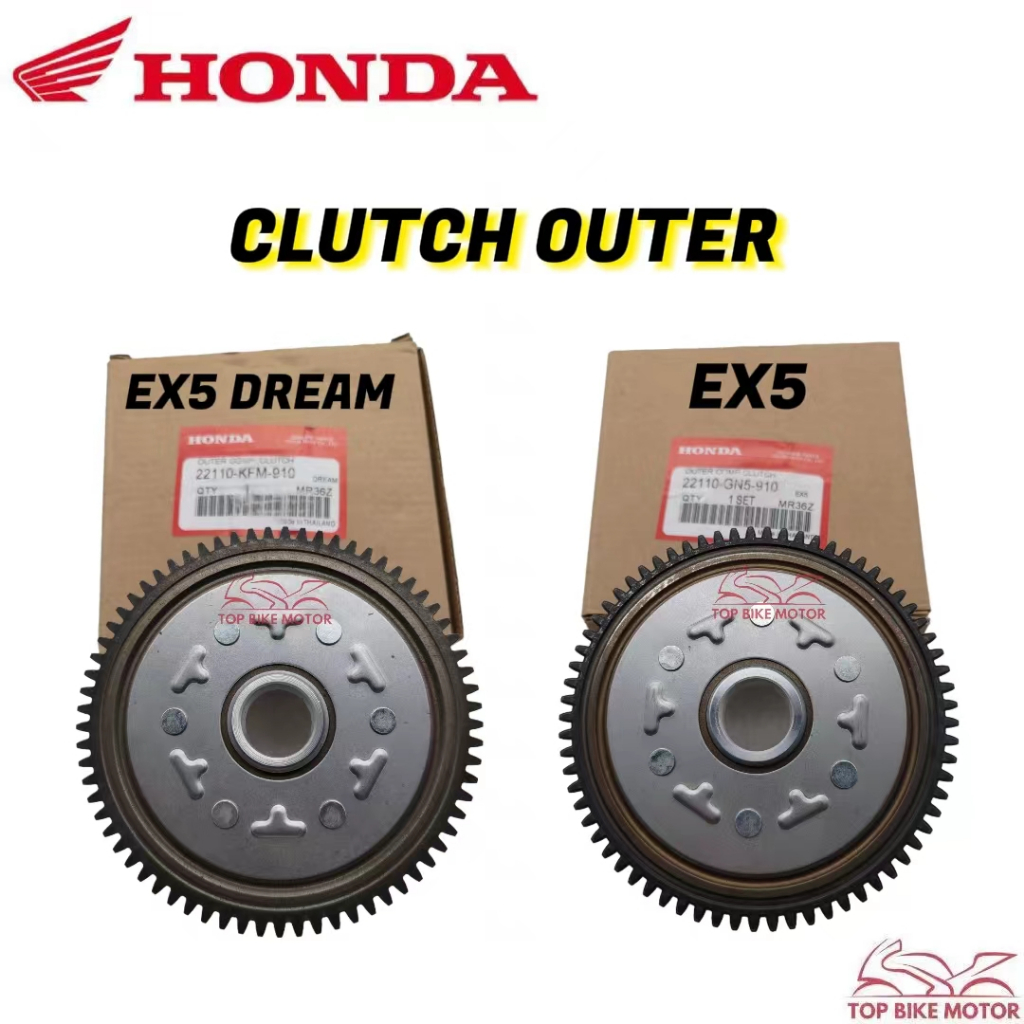 HONDA EX5 HI POWER EX5 DREAM WAVE100 EX5CLASS1 CLUTCH OUTER COMP OUTER MANGKUK CLUTCH SEKALI ...