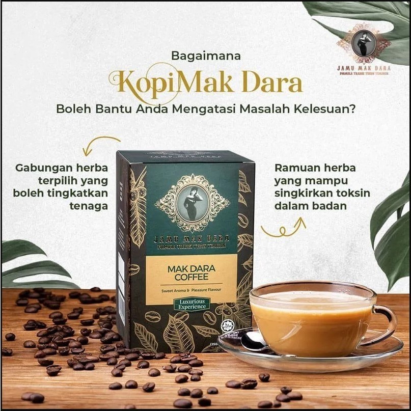 Jamu Mak Dara Kapsul 60biji / Jamu Mak Dara Kopi 25g x 15sachet | Shopee Malaysia