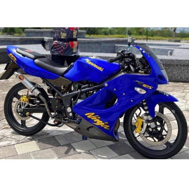 KAWASAKI RR150 COVERSET RR150 MALAYSIA BIRU SAMCO 1ST MODEL CUSTOM ...