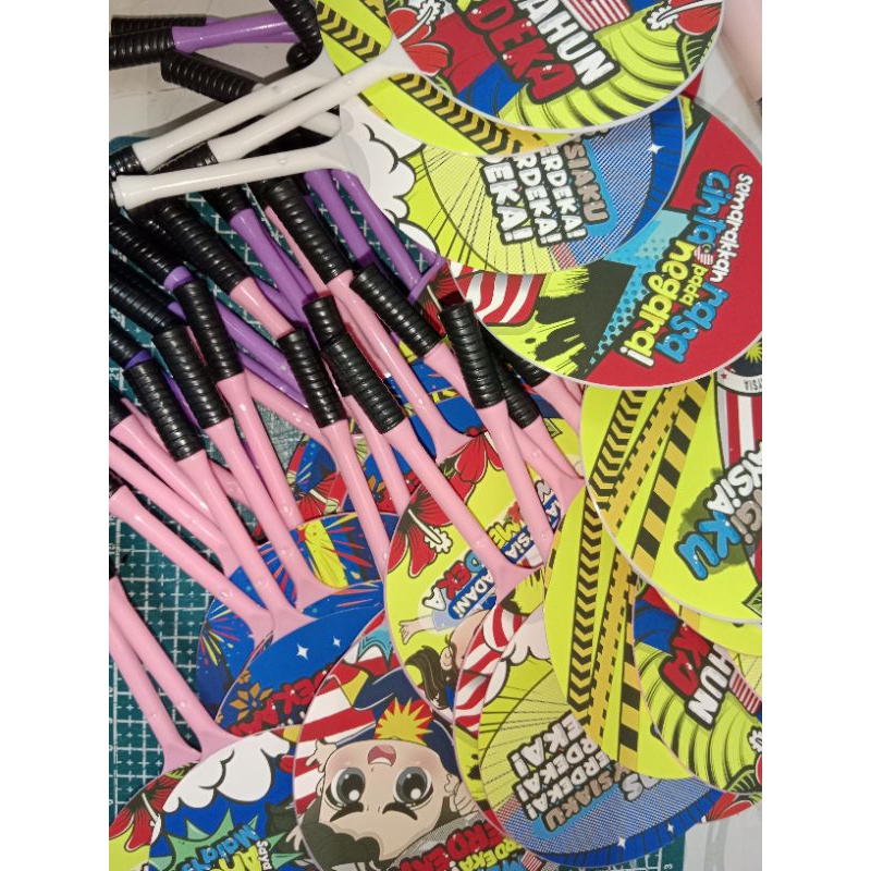 kipan pen merdeka/hand fan merdeka | Shopee Malaysia