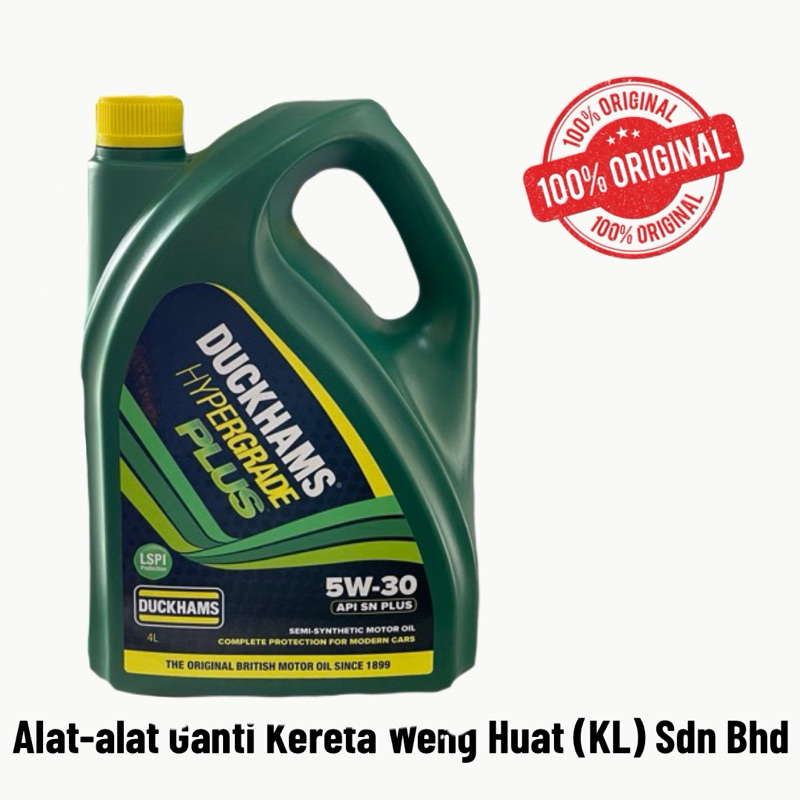 WH(KL) 100% ORIGINAL DUCKHAMS Engine/Motor Oil, HYPERGRADE PLUS 5W-30 ...