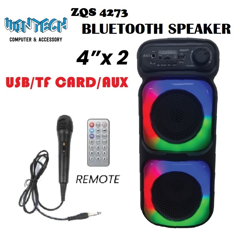ZQS-4270/ 4272/ 4273 TWS Wireless Bluetooth Portable Speaker with Super ...