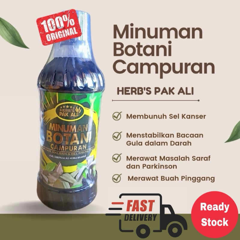 MINUMAN BOTANI CAMPURAN HERB’S PAK ALI READY STOCK ORIGINAL HQ | Shopee ...