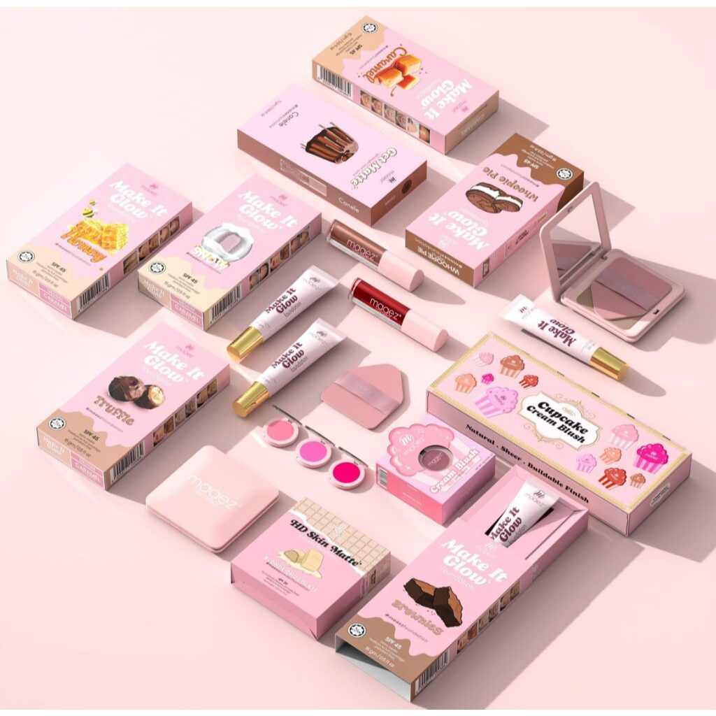 MAAEZ SKINCARE SET | FOUNDATION | LIPMATTE | CREAM BLUSH | COMPACT ...