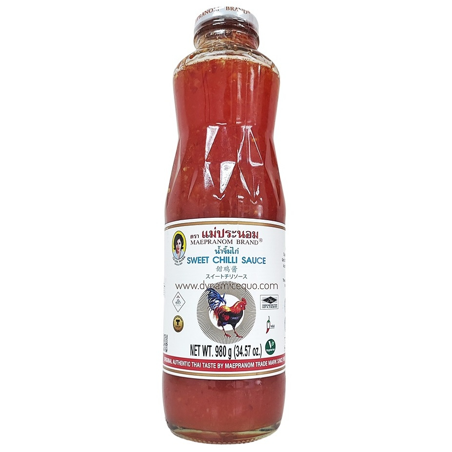 Maepranom Sweet Chili Sauce 980g Halal Thai Sweet Chili Sauce ...