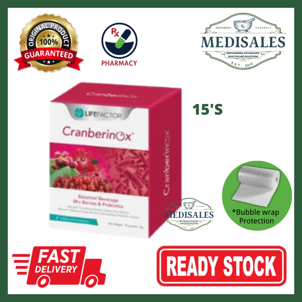LIFE FACTOR CRANBERINOX 15'S (EXP 10/2026) (LIFEFACTOR) | Shopee Malaysia