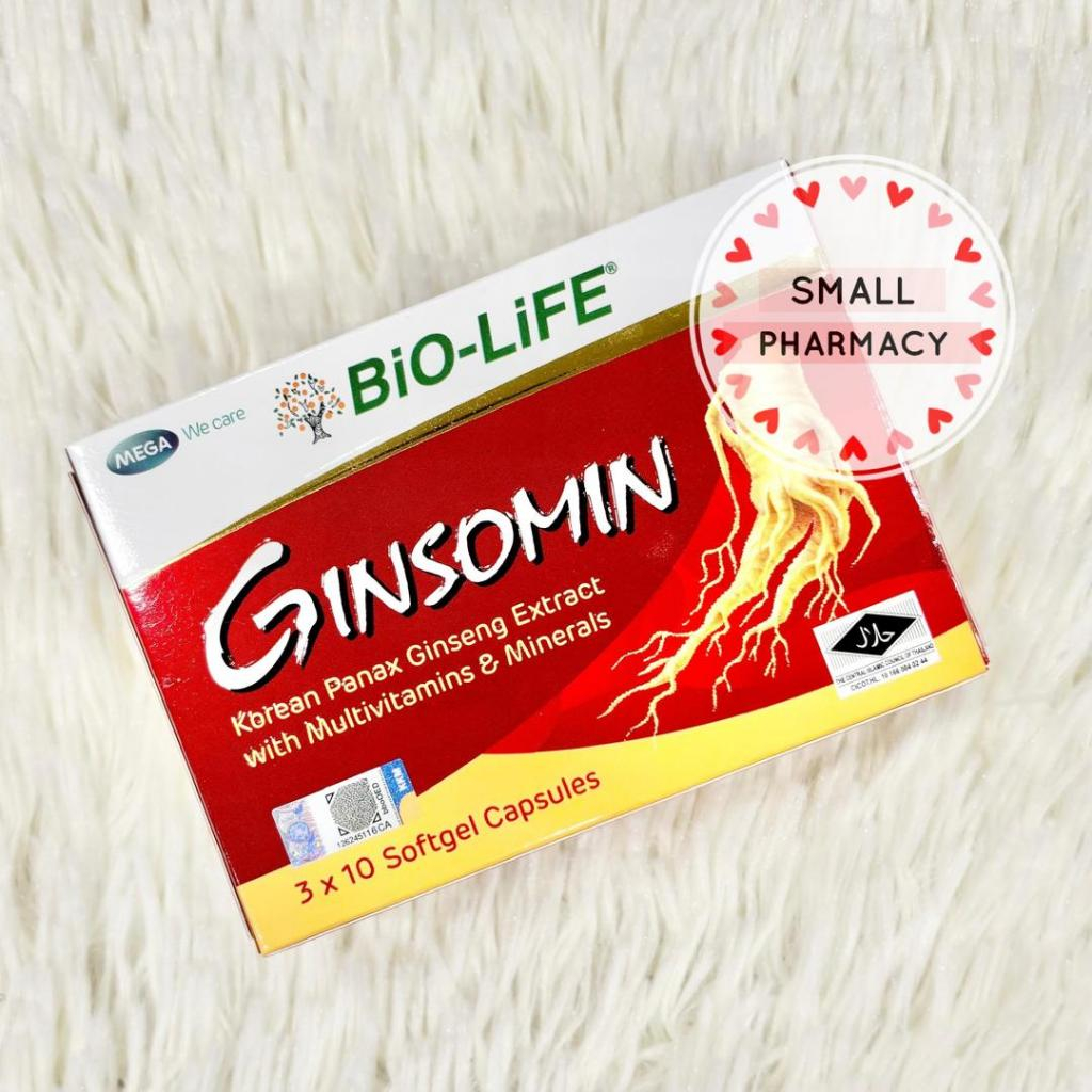 BIO-LIFE Ginsomin Capsules 30's 02 5545 Korean Panax Ginseng Extract w ...