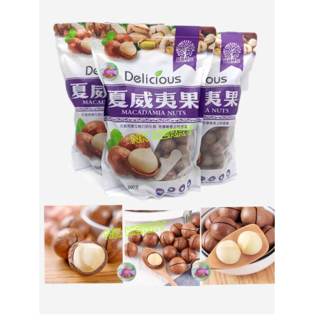 DELICIOUS MACADAMIA NUTS 500G 夏威夷果 | Shopee Malaysia